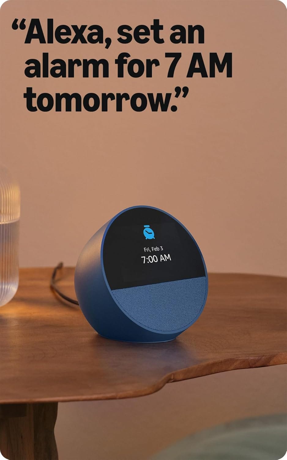 Amazon Echo Spot (newest model) Smart alarm clock with Alexa - Ess ...