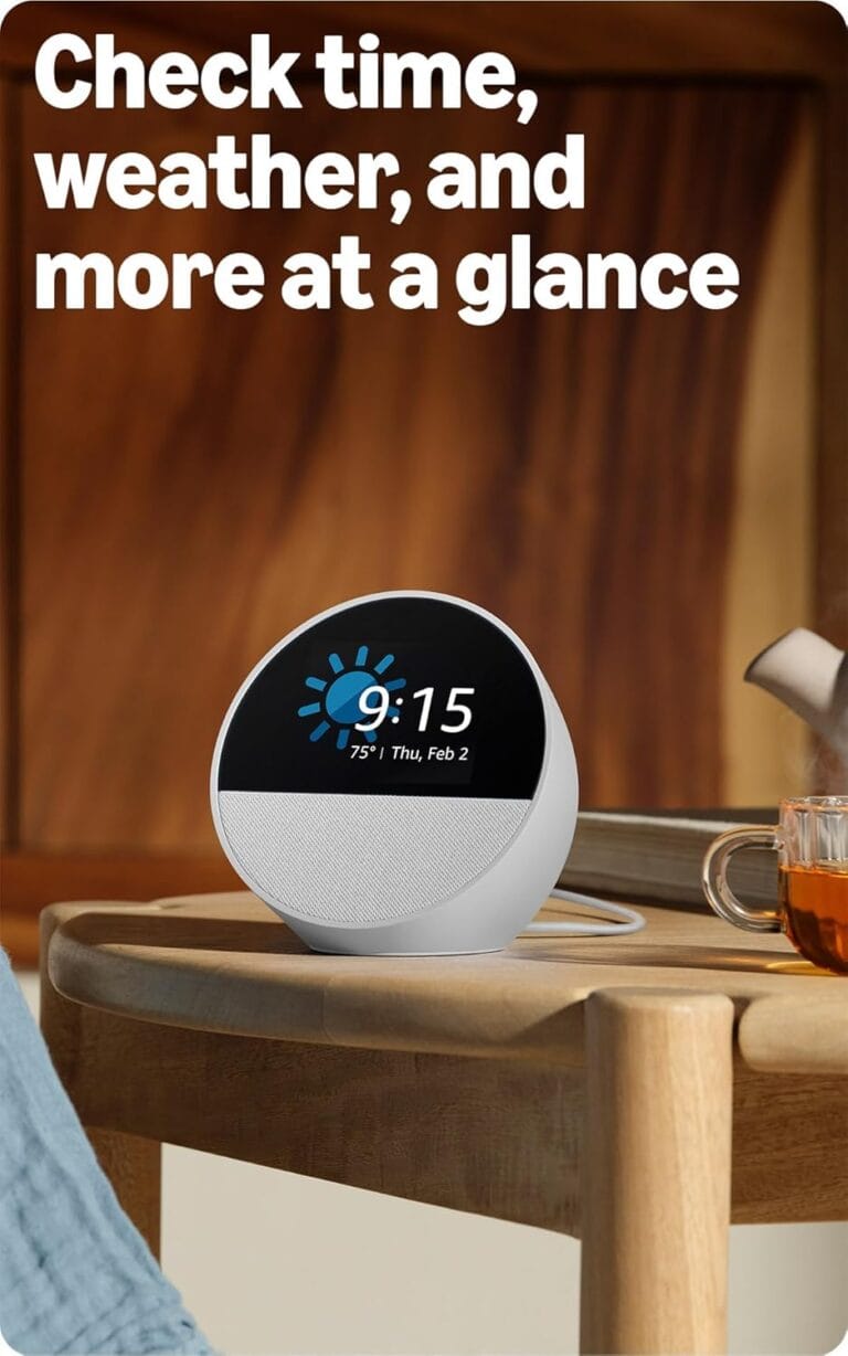 Amazon Echo Spot (newest model) Smart alarm clock with Alexa - Ess Electronics